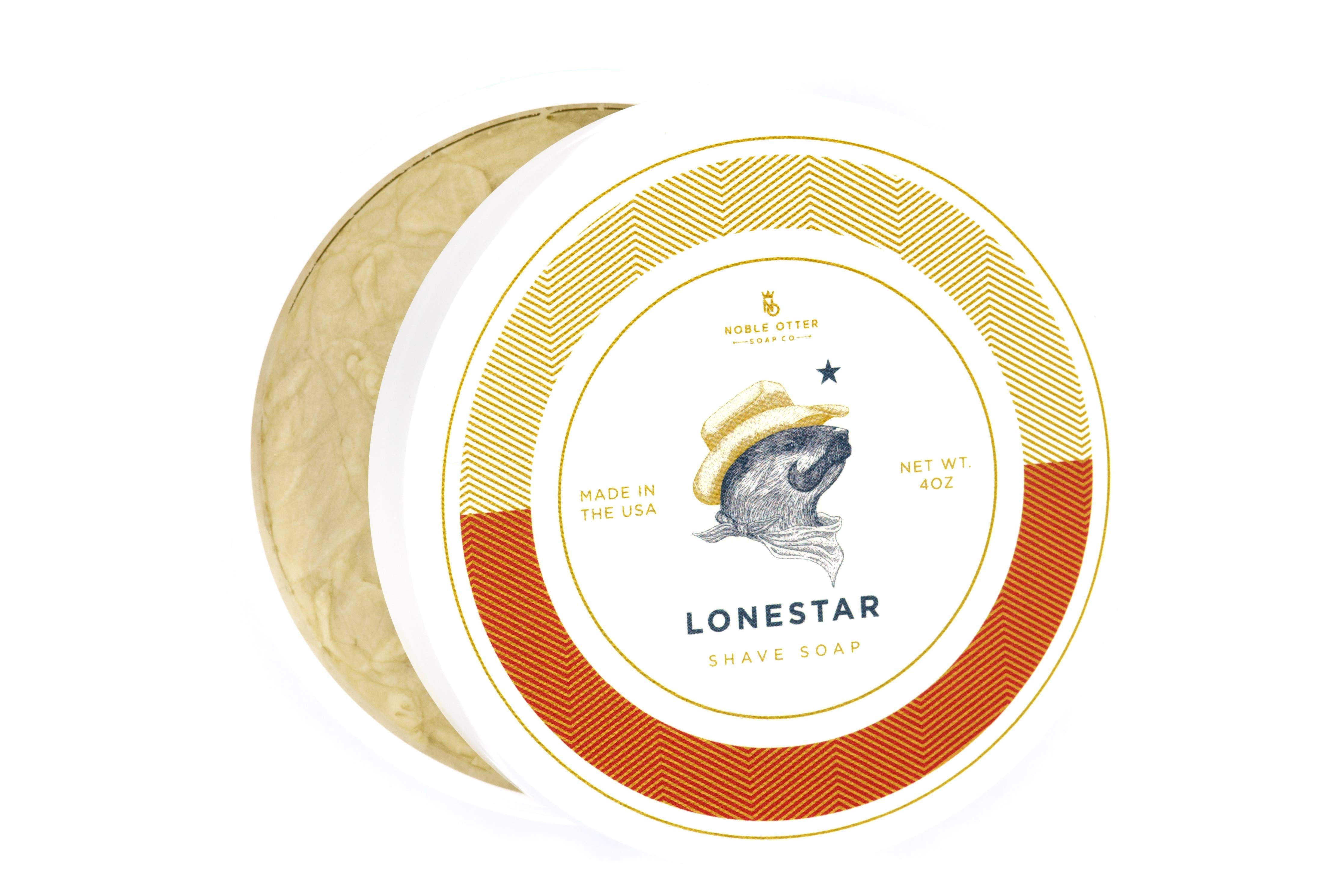 Noble Otter Soap Co. - Lonestar Shave Soap