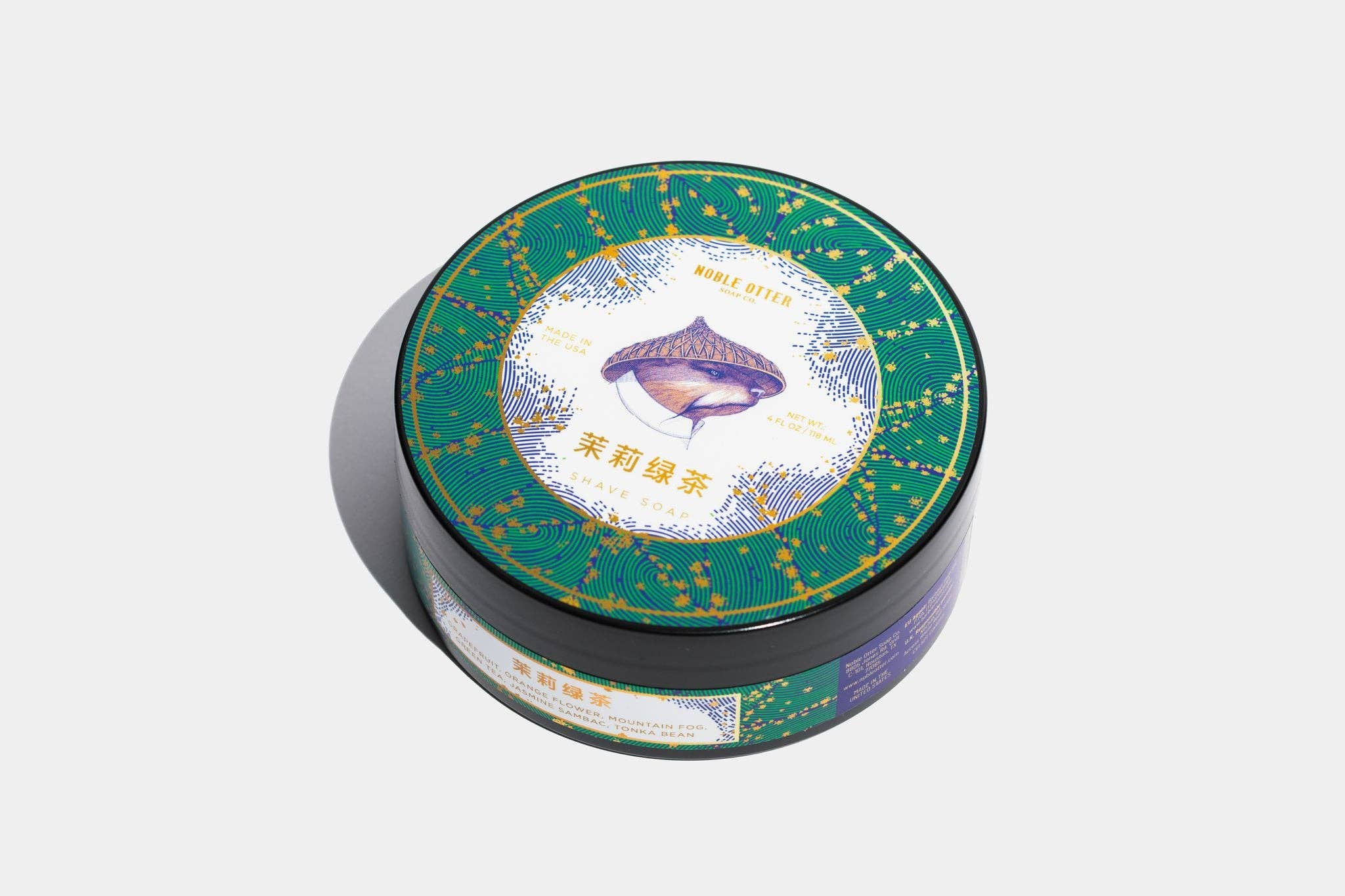 Noble Otter Soap Co. - 茉莉綠茶 (Jasmine Green Tea) Shave Soap