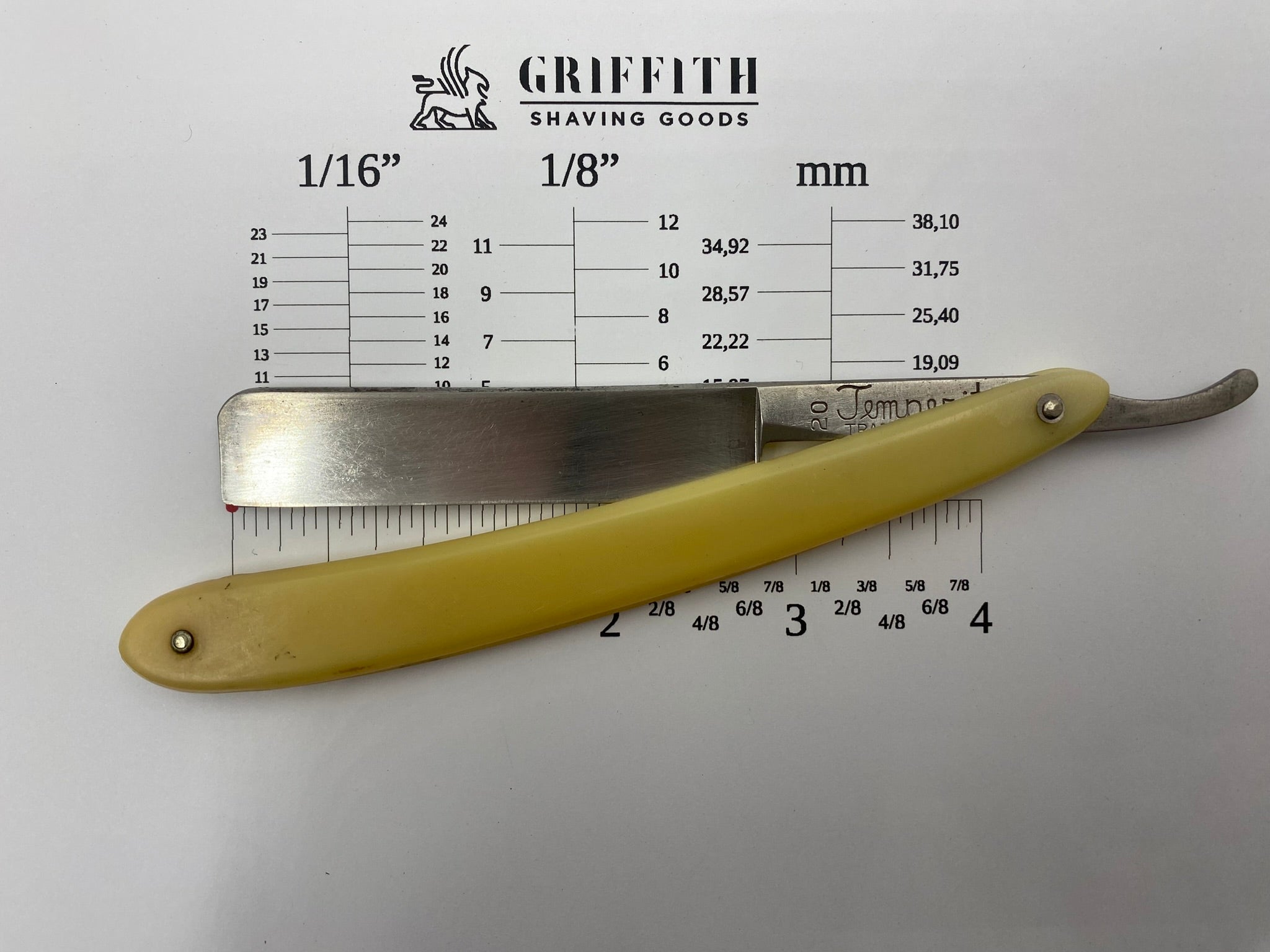 Vintage Case Temperite American Straight Razor for Restoration