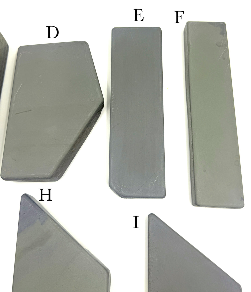 Thuringian Yellow Green & Light Green German Water Razor Hones - Like