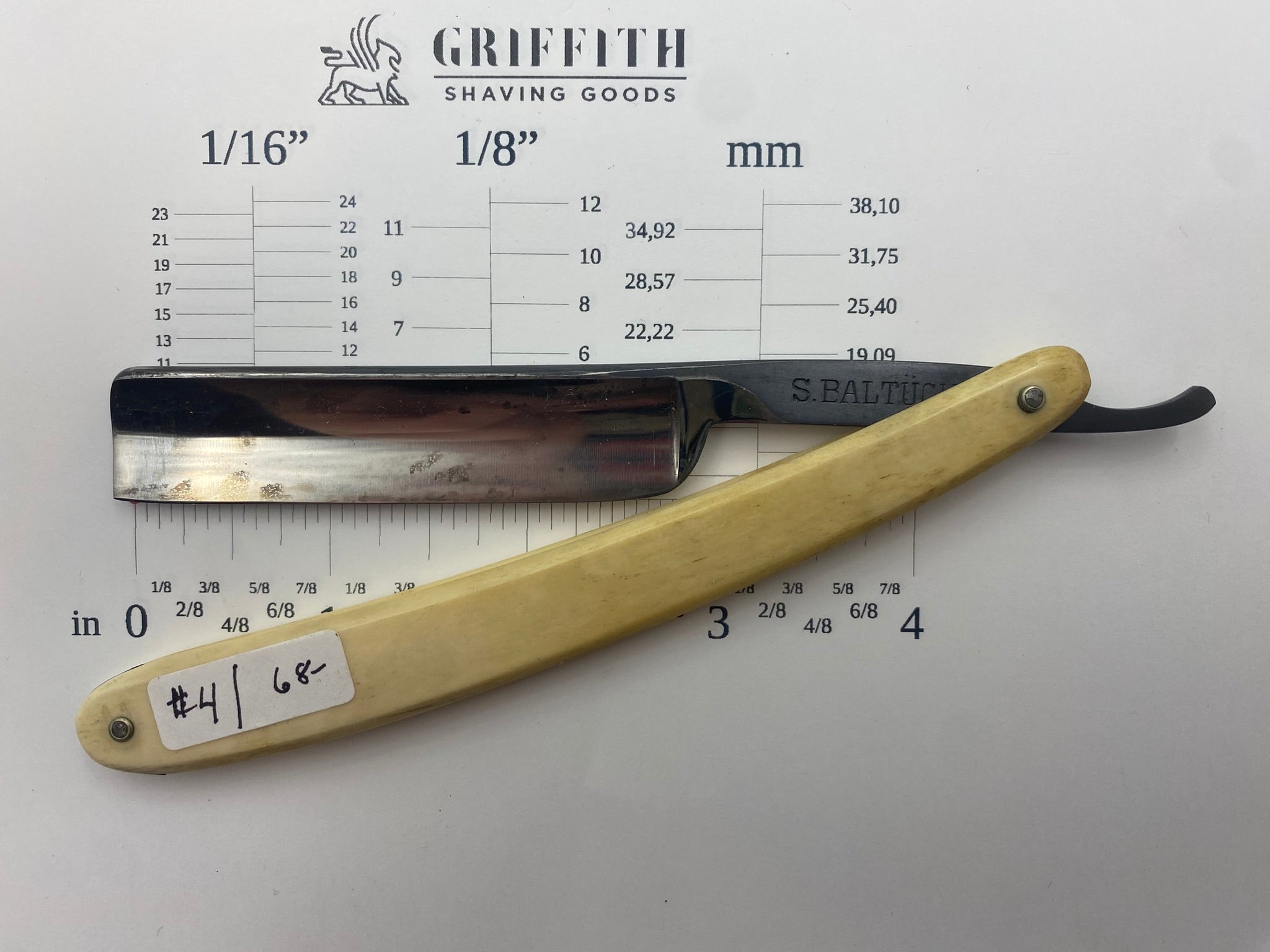 Vintage S. Baltuck German Razor for Restoration